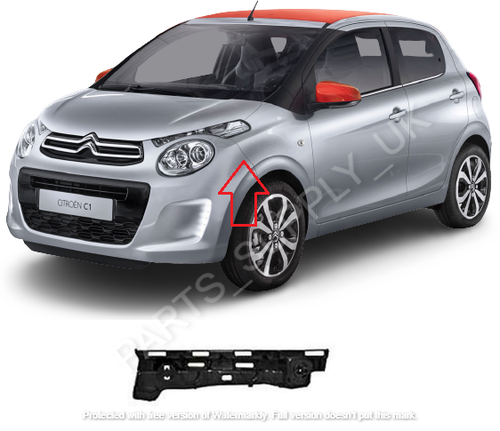 NEW FOR CITROEN C1 2014 - 2019 FRONT BUMPER HOLDER BRACKET LEFT ...