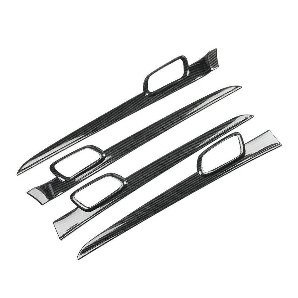 For Jeep Grand Cherokee 2011-2021 Carbon Fiber Inner Door Handle Panel ...