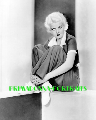 JEAN HARLOW 8x10 Lab Photo 1930s Youthful Grace "PRESTON DUNCAN ...