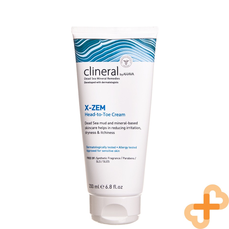 Clineral By Ahava x-Zem Head-To-Toe Riduzione Prurito Irritazione Crema ...