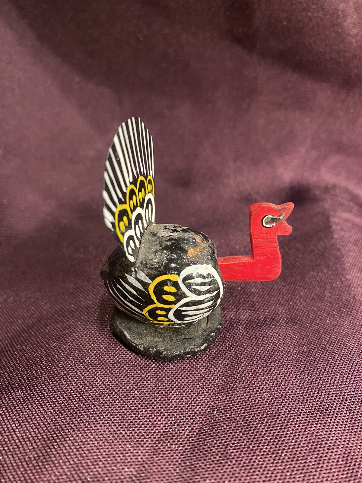 Vintage Mexican Folk Art Turkey Bobble Head 1.75” | eBay