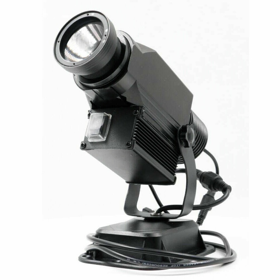 15W LED GOBO Logo Projector Light Waterproof Rotating Image + Remote ...