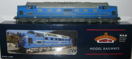 Bachmann OO 32-521NRM Deltic Blue Prototype DP1, Lights, Weathered DCC ...