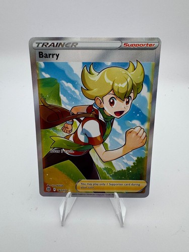 Barry Full Art Trainer 167/172 Pokemon TCG Rare Mint Condition | eBay