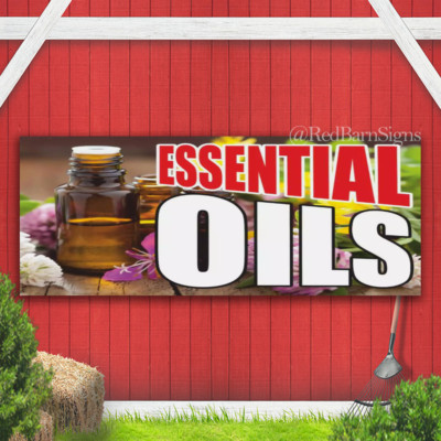 ESSENTIAL OILS Banner Sign with Grommets | eBay