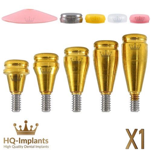 Loc-In Attachment Overdenture Silicone Caps Set Dental Fixture Conical ...