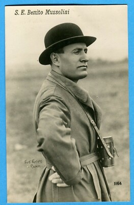 BENITO MUSSOLINI - Old FASCISM Italian Dictator (0039-15) | eBay