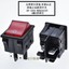 1pc RONG FENG RF-1004 Rocker Switch Red Light 4 Pins 2 Positions 16A ...