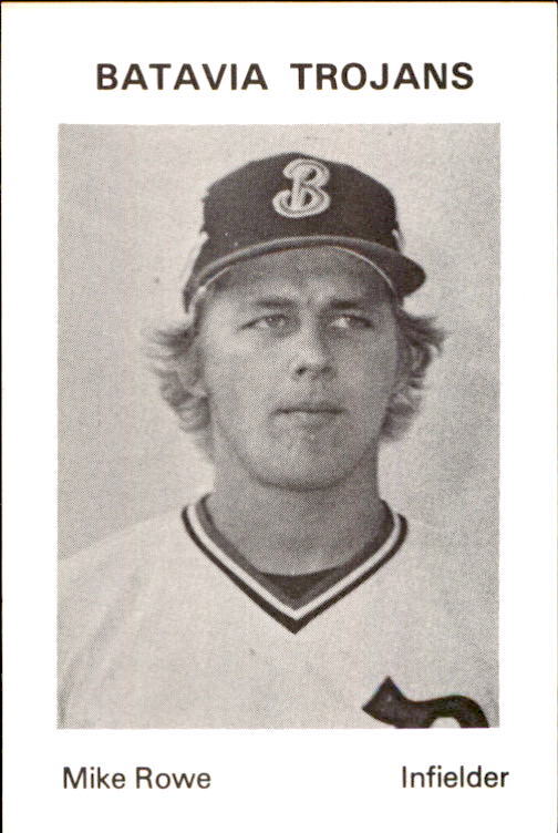 1976 Batavia Trojans Team Issue #19 Mike Rowe - NM Baseball Card | eBay