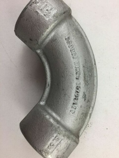 Crouse Hinds 1.5 in 90 Degree El Elbow RMC IMC Female Explosion Proof ...