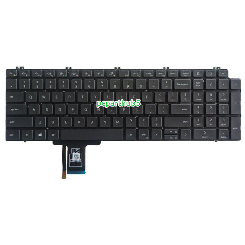 New Dell Precision 7550 7560 7750 7760 Laptop Keyboard US With Backlit ...