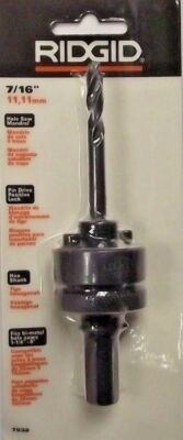 Ridgid 7038 7/16" Hole Saw Mandrel Pin Drive Positive Lock Hex Shank | eBay