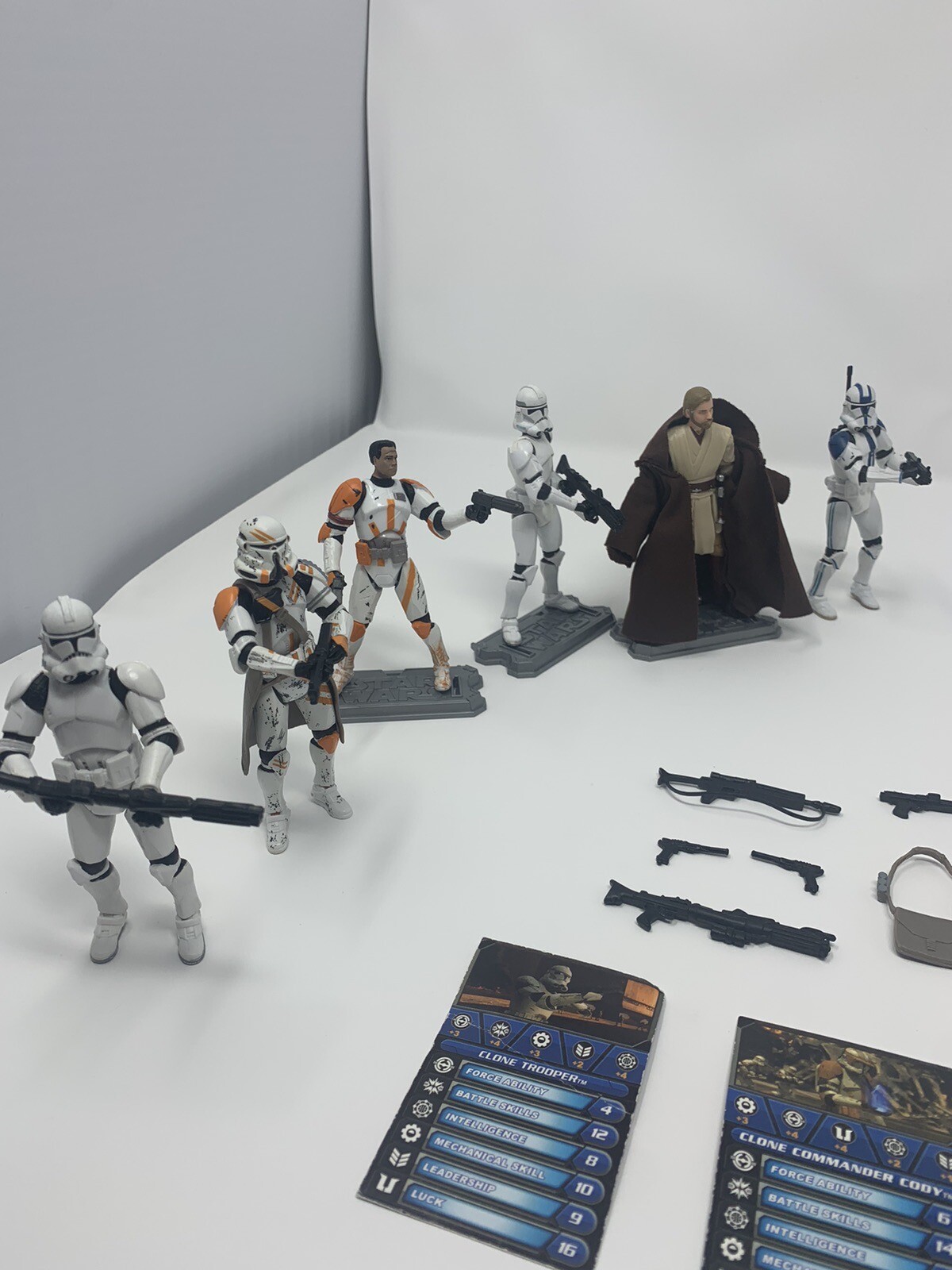 STAR WARS Galactic Battle Game Phase II Trooper, ROTS Lot + HAN SOLO ...