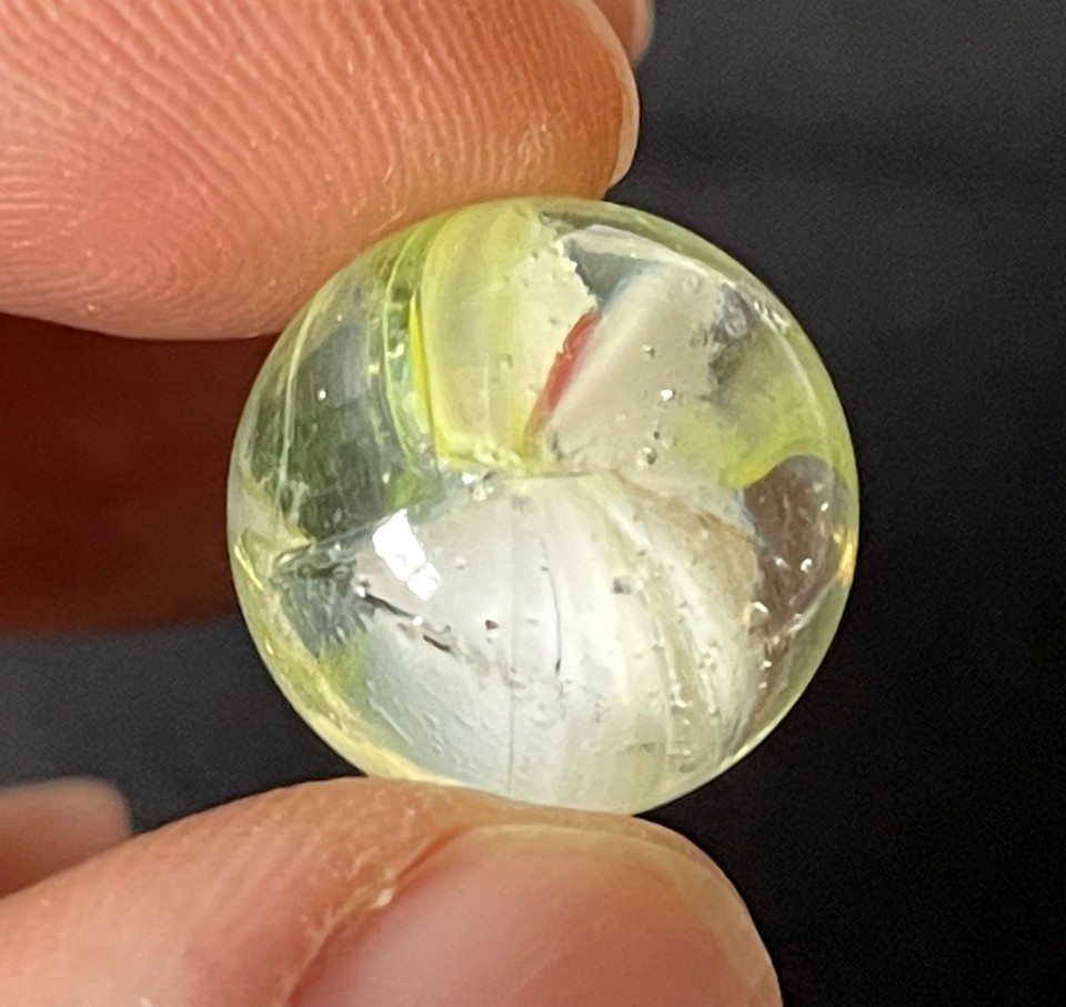 Vintage 16-17mm European Sparkler Machine Made Glass Marble 5/8"-11/16 ...