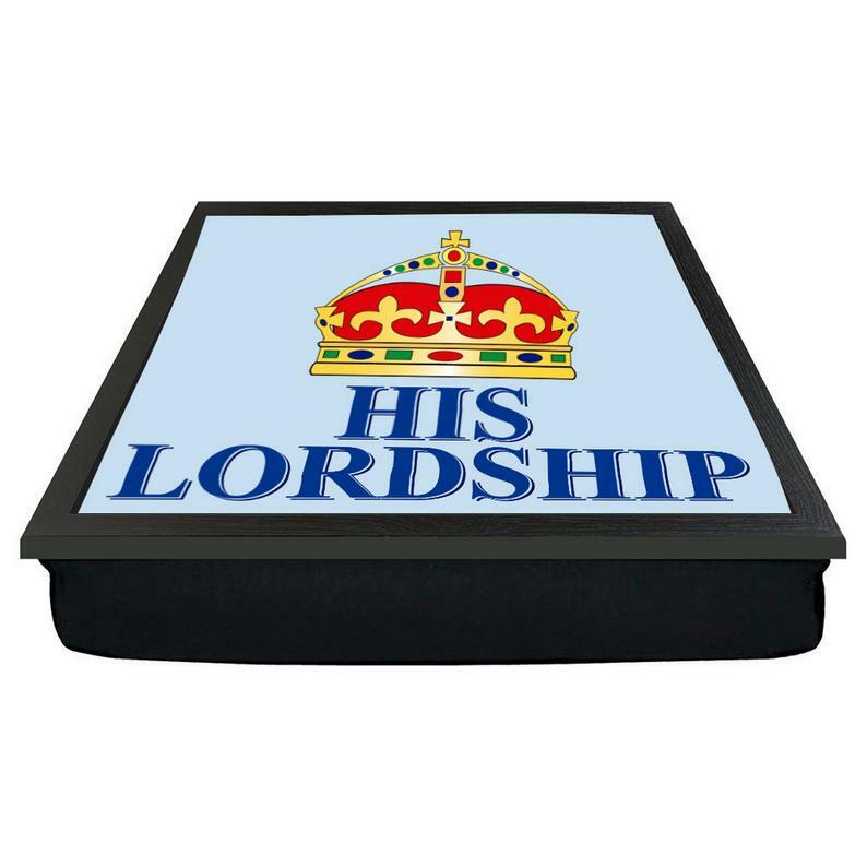 Her Ladyship His Lordship Mr & Mrs Wedding Cushion Laptop Lap Dinner ...