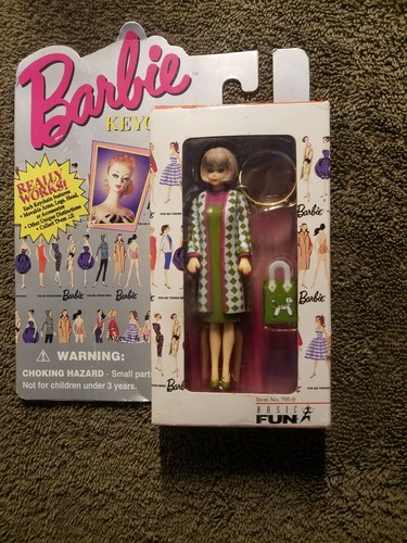 NEW VINTAGE 1995 BARBIE KEYCHAIN POODLE PARADE TEEN AGE FASHION MODEL ...