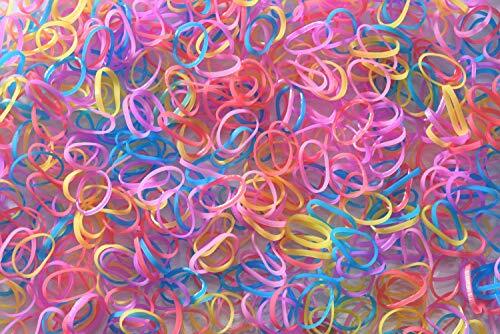 Kids Elastics No Damage Colored Hair Bands 1 Count (Pack of 1000) Jelly ...