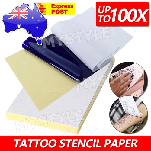 10-100pc Tattoo Stencil Transfer Paper Spirit Thermal Carbon Tracing ...