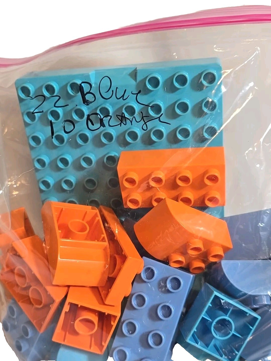 Lego Duplo 8 Lbs Lot of 301 Asst Bricks Pieces, 6 Figures, Animals ...