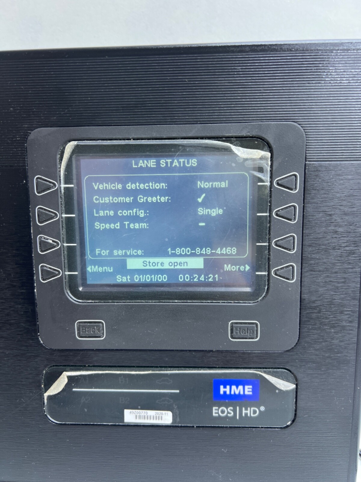 HME EOS HD High Definition Audio Drive Thru Wireless Intercom Base 6200 ...