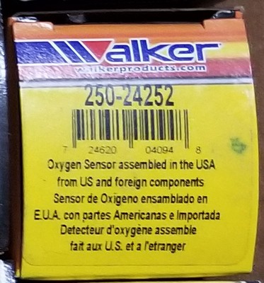 Genuine WALKER Oxygen Sensor Part# 250-24252 - New in Box | eBay
