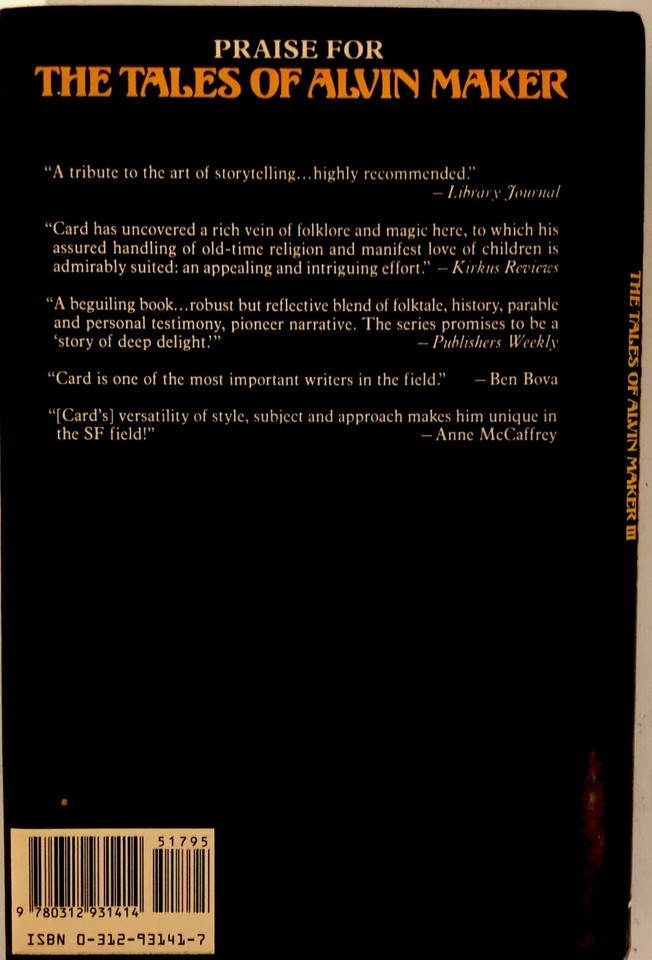 Orson Scott Card-Prentice Alvin-1st Ed., 1st Printing, 1989 | eBay