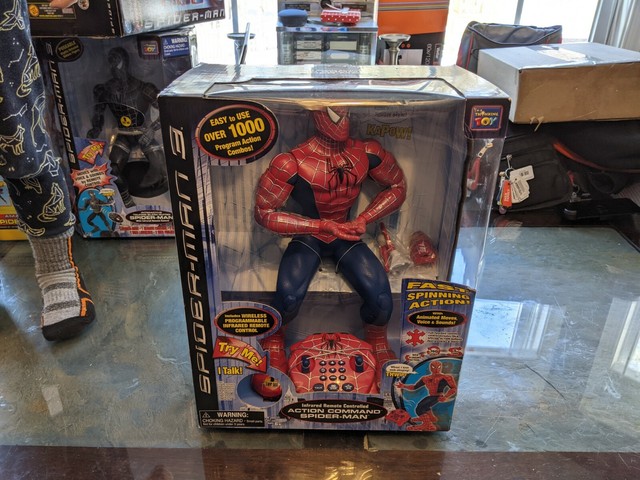 Spider-man 3 Action Command Infrared Remote Controlled Thinkway Toys ...