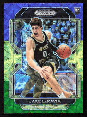 2022-23 Prizm Draft PIcks Jake LaRavia Choice Blue Yellow Green #87 ...