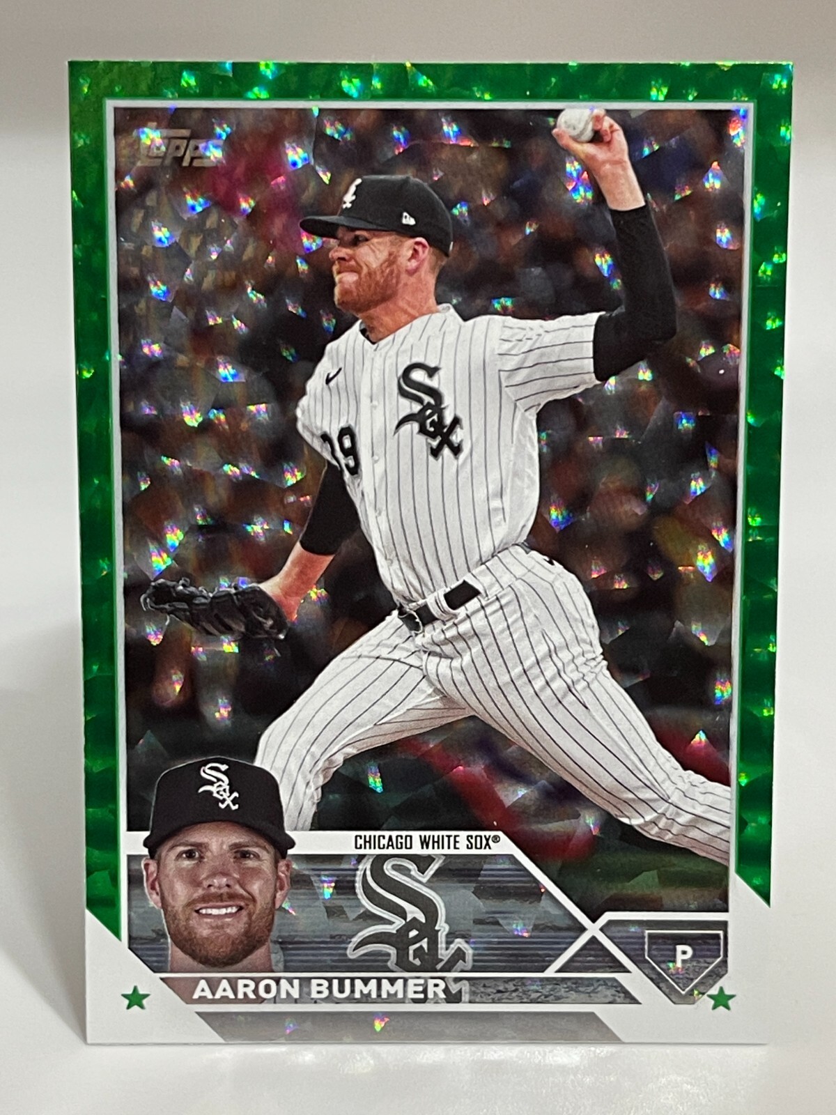 2023 Topps Update AARON BUMMER White Sox #US102 Green Foilboard 096/499 ...