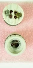 Flush Mount Lamp Holder - Two Piece Porcelain Sign Socket Vintage ...