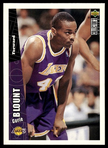 1996-97 Collector's Choice Los Angeles Lakers #LA1 Corie Blount | eBay