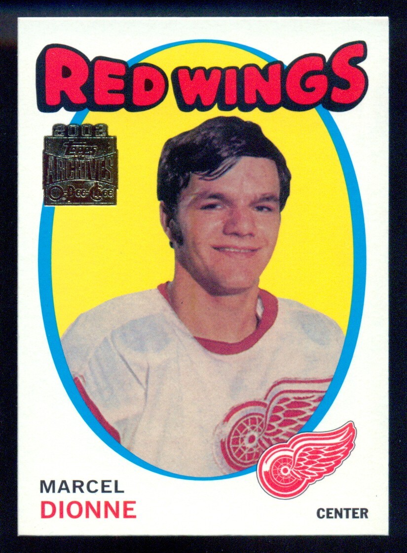 1971-72 o-pee-chee Hockey #133 Marcel Dionne HOF RC MINT RedWings ...