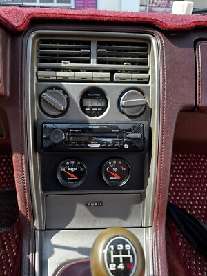 Mazda RX7 single din Panel 52mm Gauge Pods for 84-85 Trim Bezel tomb ...