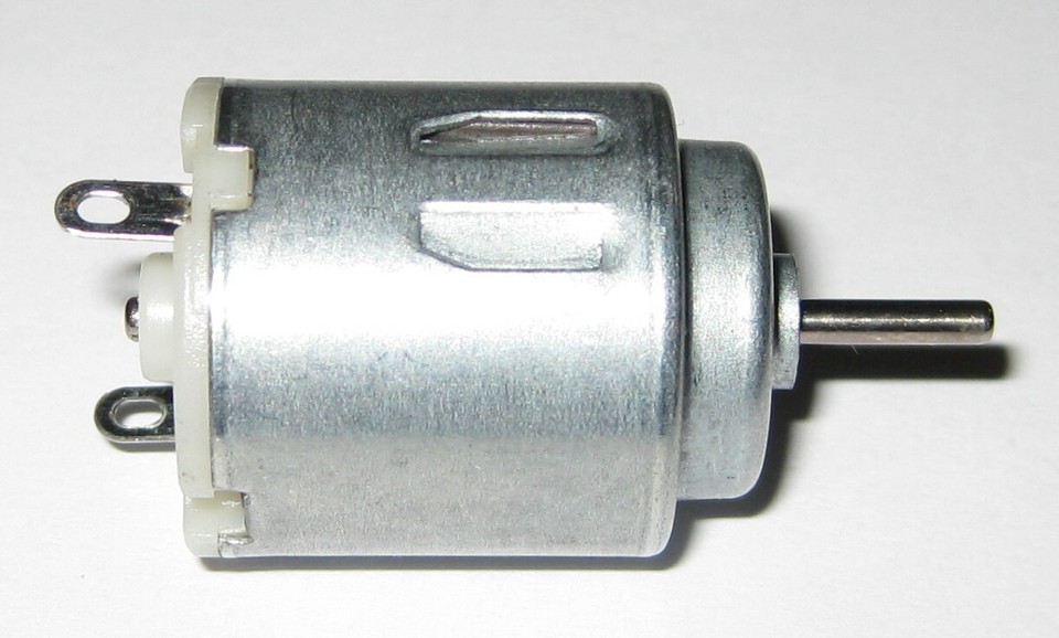 Small High Speed Hobby DC Motor w/ Terminals- 3 VDC - 14,000 RPM - 2mm ...