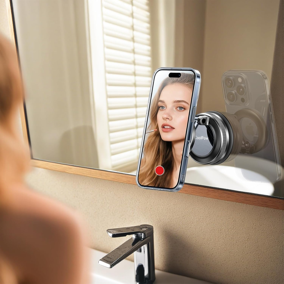 【Newest Vacuum Magnetic Phone Holder for Car Phone Holder Mount【Movable ...