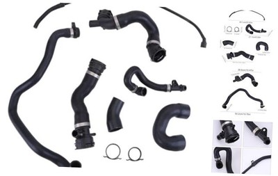 7PCS Radiator Coolant Water Hose Pipe Kit, 11537516414 11537521049 ...