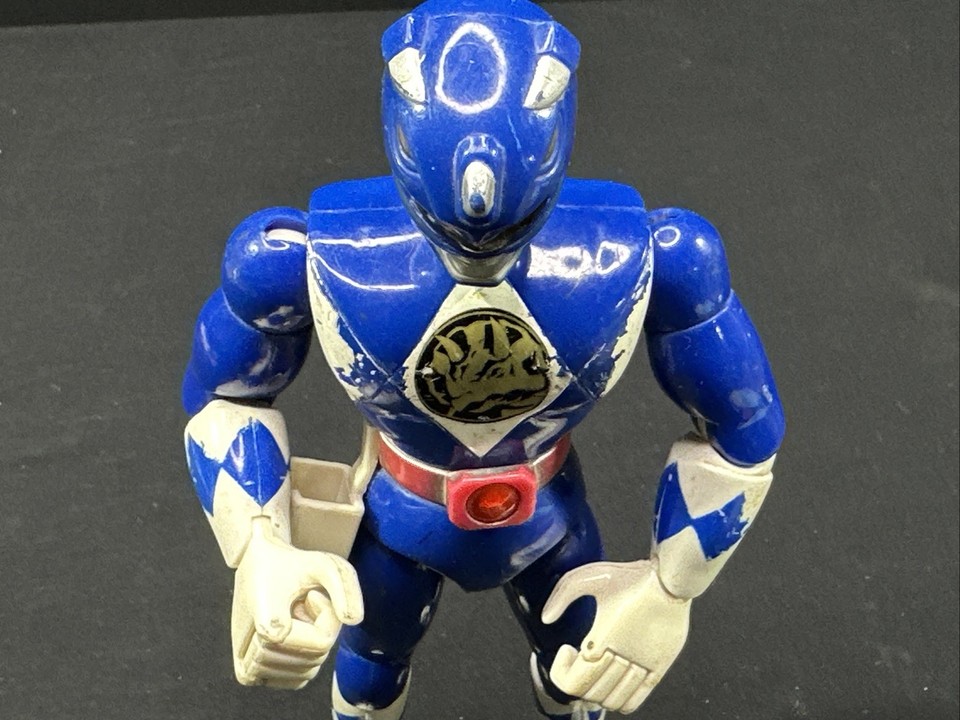Bandai Mighty Morphin Power Rangers Blue Ranger Billy Action Figure 8 ...