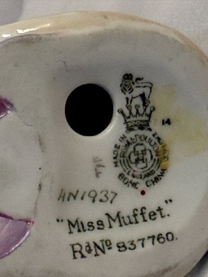Royal Doulton HN1937 Miss Muffet Figurine Leslie Harradine 1937 Bone ...
