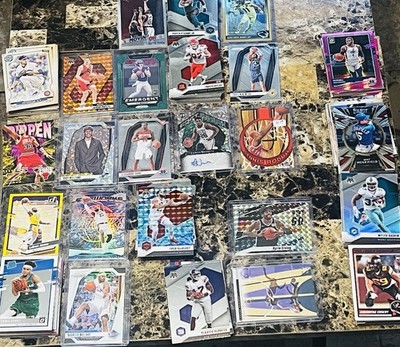 HUGE 314 Card Sports Lot Auto + LeBron + #’d Sp / Basketball Football ...