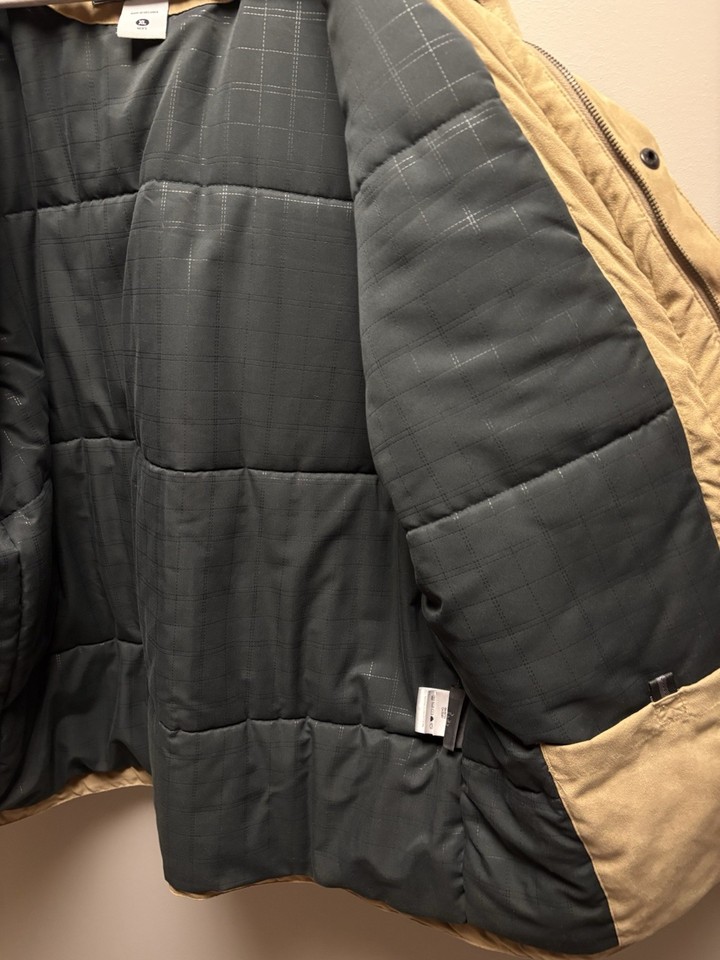 Beige Columbia Work Jacket 100% Polyester Soft Shell Men's XL | eBay