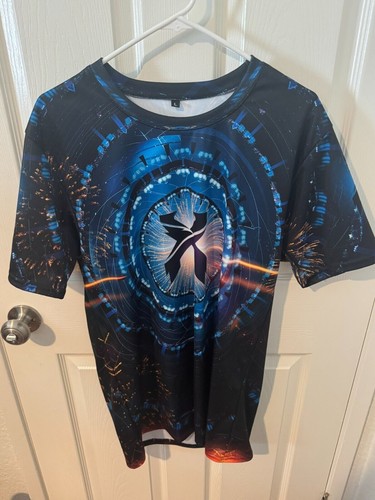Excision The Stadium Rave EDM Line Up T Shirt Jersey Black Blue Size L ...