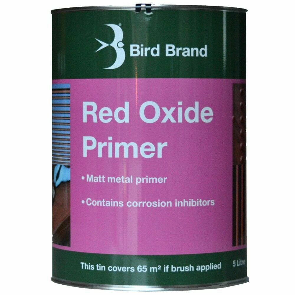 Red Oxide Zinc Phosphate Metal Matt Paint Primer Steel Work Quick ...