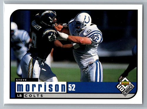 1998 Upper Deck CHOICE Card # 74 Steve Morrison - Indianapolis Colts | eBay
