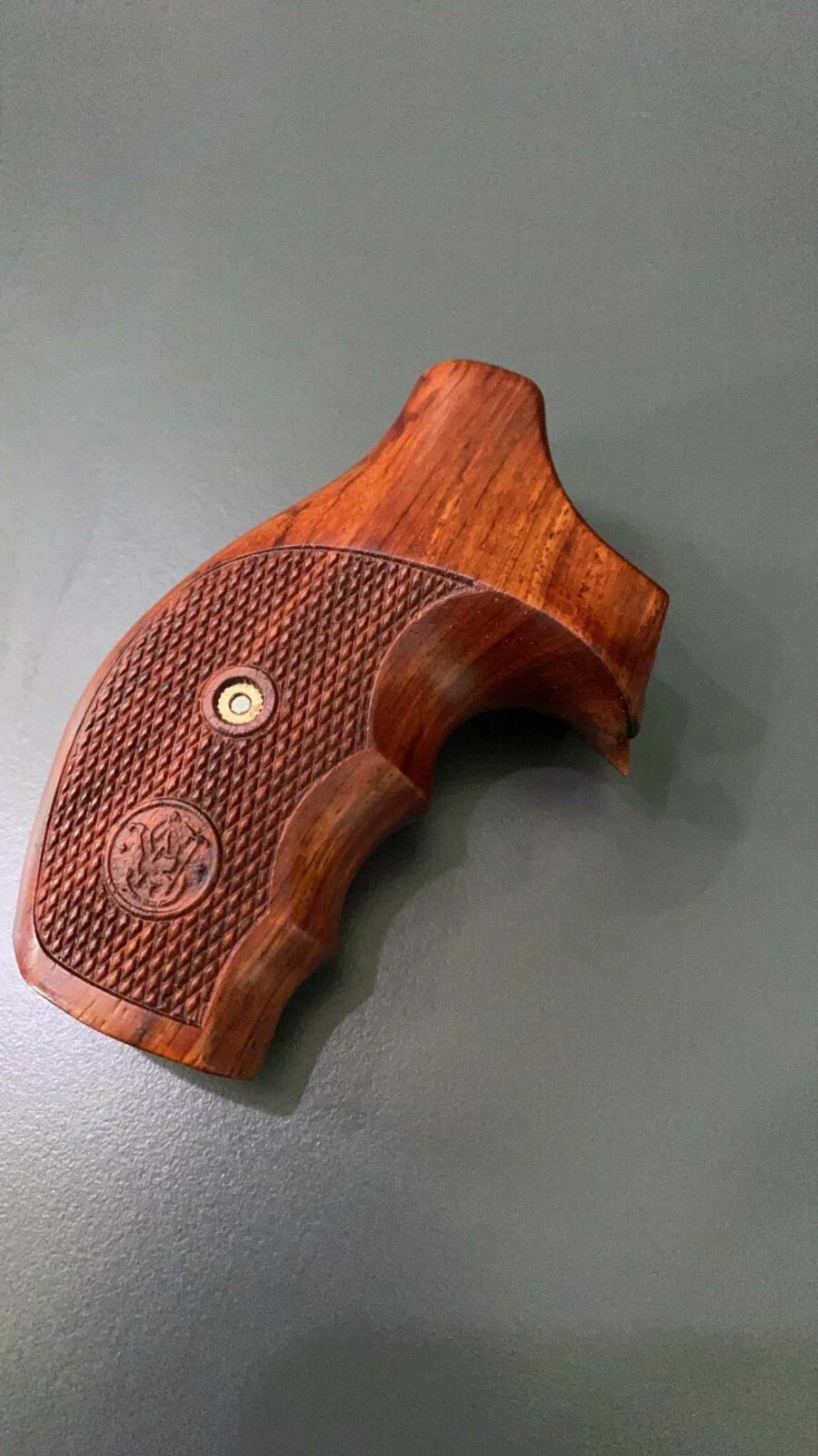 Solid wooden Grips For S&W- J Frame revolver, Round butt | eBay