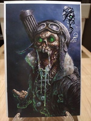 Cold Dead War #1 Virgin ~SIGNED & REMARQUED JOHNNY DESJARDINS~ W/COA | eBay