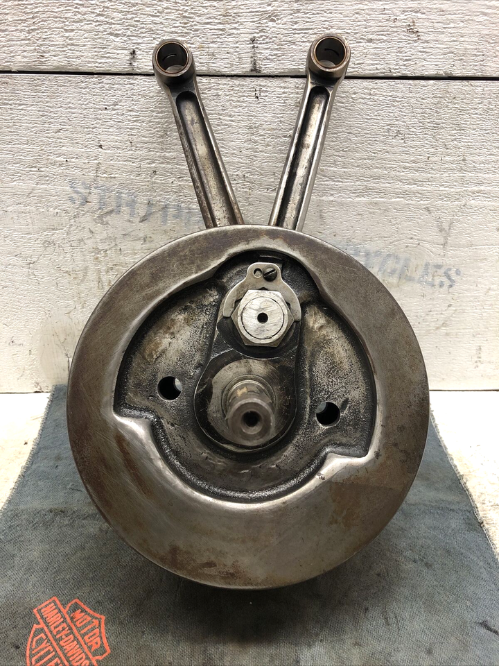 Harley 1941-1953 Knucklehead Panhead Flywheels Crankshaft OEM ! FL 74 ...