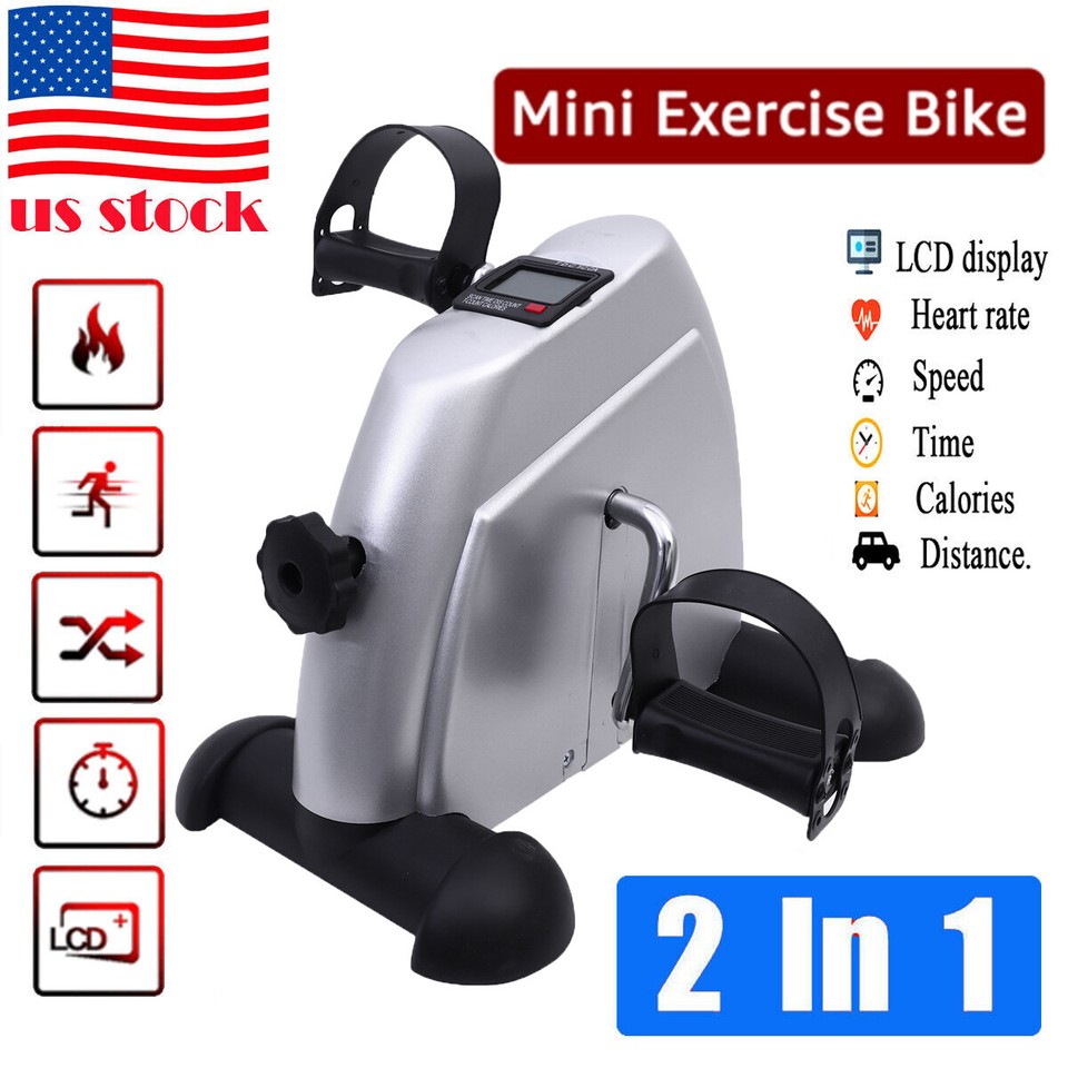 Portable Mini Cycle Bike Foot Pedal Exercise Machine Arm Leg Recovery ...