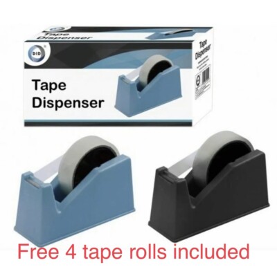 Heavy Duty Tape Dispenser Desktop Office Sellotape Sticky Cellotape ...