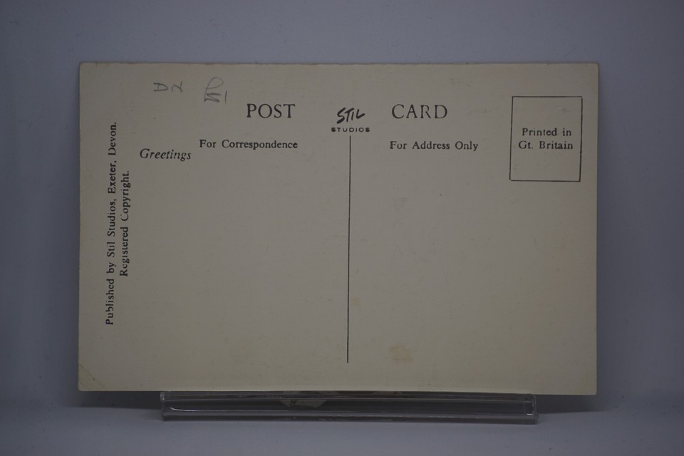 Postcard Seaside Comic Saucy Risqué Pipe Dog Tourist Exeter Devon ...