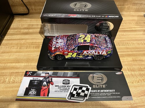 2025 RCCA WILLIAM BYRON #24 AXALTA DAYTONA 500 WIN LIQUID COLOR ELITE ...